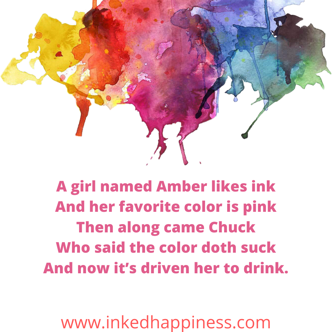 Limericks about Pens for the ink-stained souls. - INKED HAPPINESS