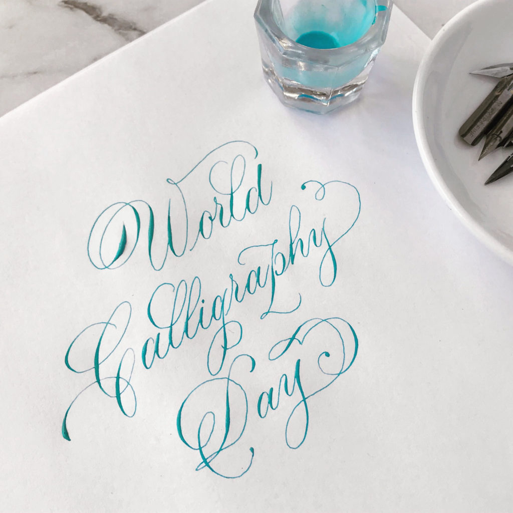 #SaySomethingSpecial: celebrate #WorldCalligraphyDay