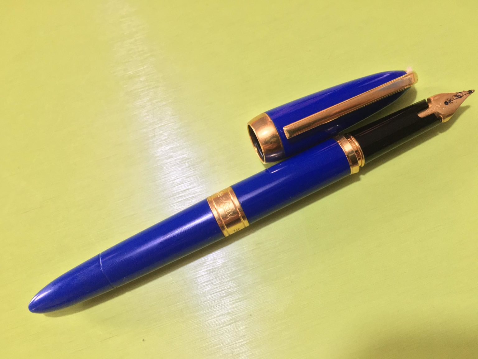 The Blue Fountain pen of Sushil Koirala - INKED HAPPINESS