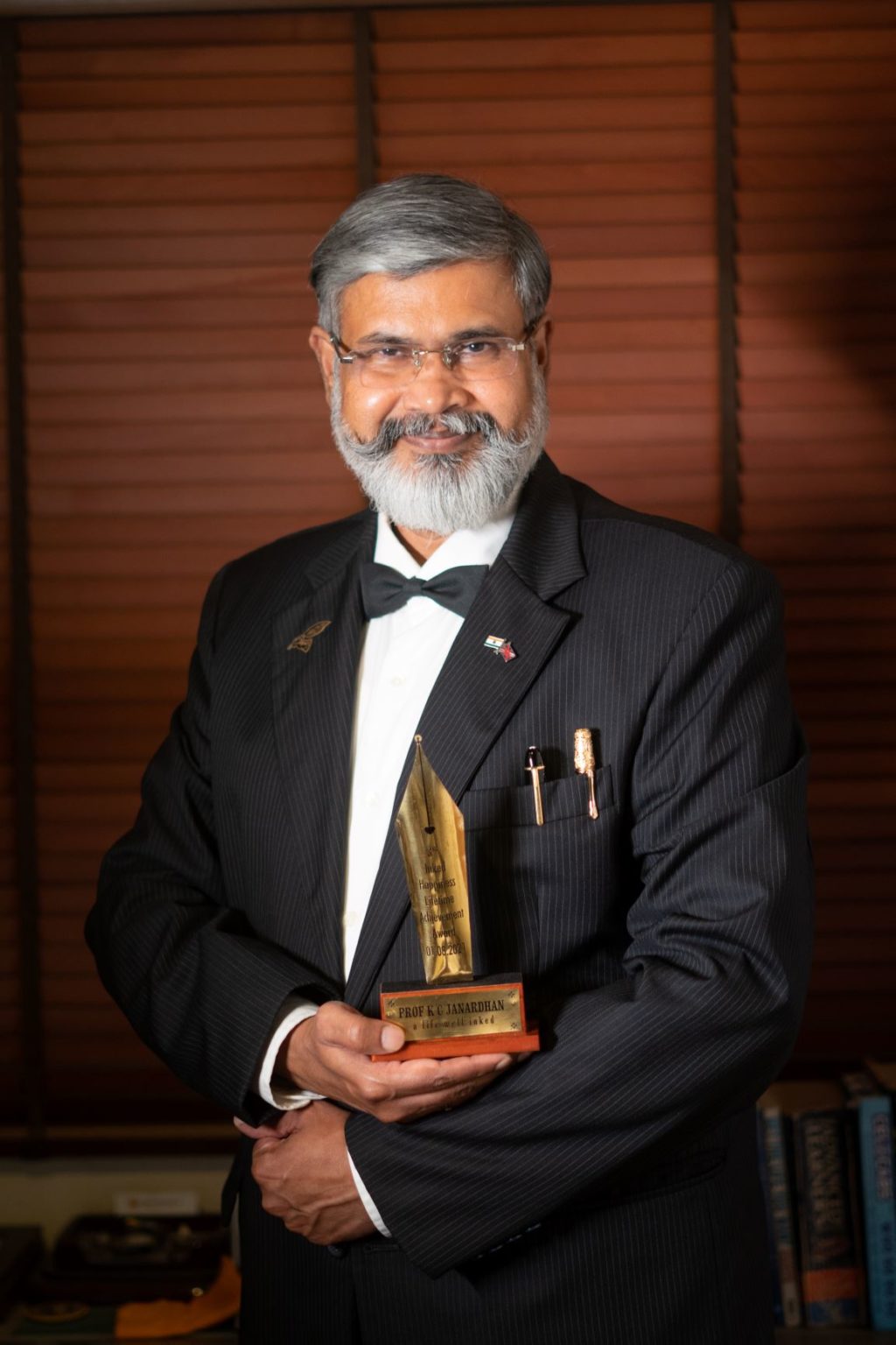 Inked Happiness turns Four, Honours Prof K C Janardhan