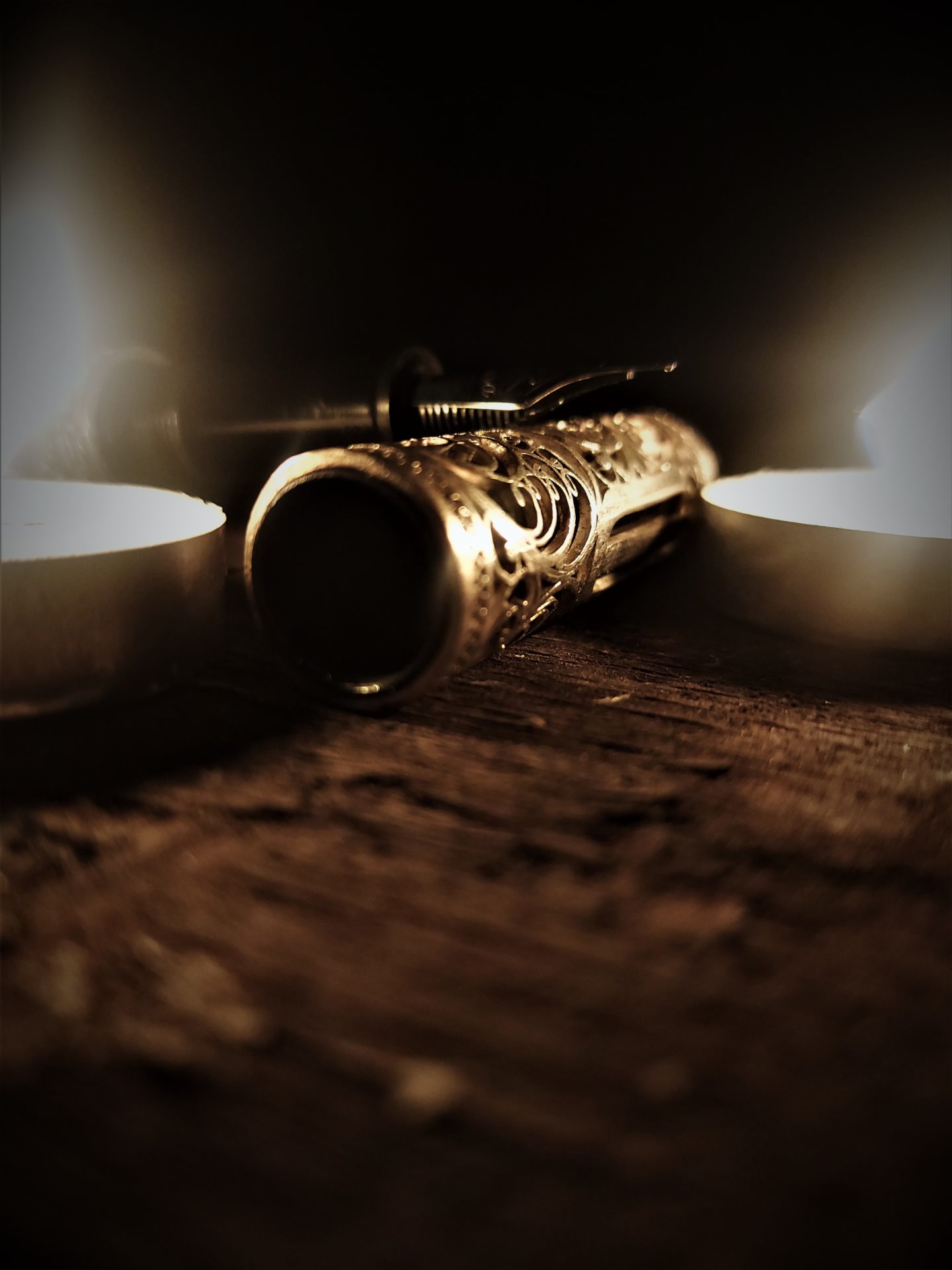 Silver filigree: the Balaji pen from Gama. My Dhanteras, Diwali Dhamaka!